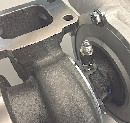 -4AN INLINE - Oil Inlet Restrictor Fitting (0.035") - GT & GTX (GT25 t ...